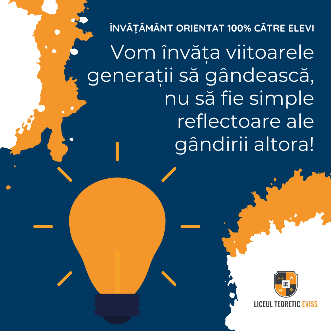 Liceul Teoretic EVISS Iași – Educație pentru Caracter, Caracter pentru ...